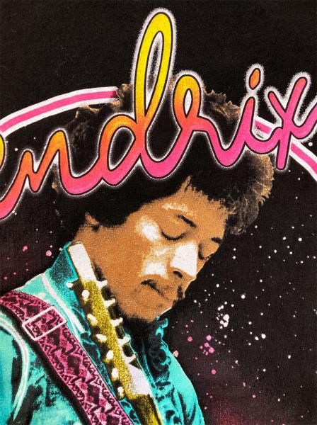 Jimi Hendrix - Cosmic Feeling T-shirt (Gritter Print Jimi Hendrix - Cosmic Feeling T-shirt (Gritter Print
