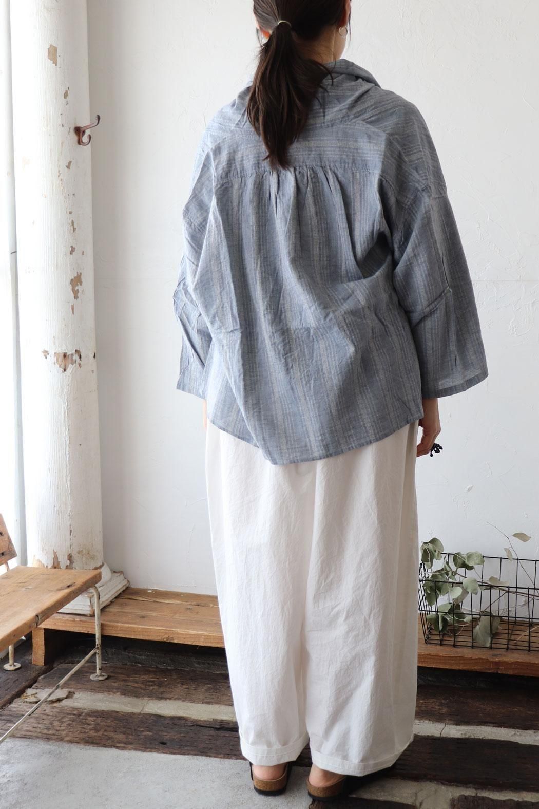 DOBBY STRIPE ROBE(ichi Antiquite's) DOBBY STRIPE ROBE(ichi Antiquite's)