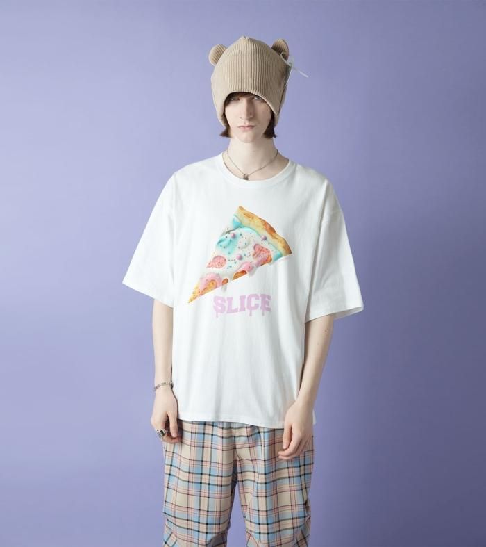 PIZZA SLICE TEE - MILK MILKBOY OFFICIAL ONLINE SHOP | milk inc. PIZZA SLICE TEE - MILK MILKBOY OFFICIAL ONLINE SHOP | milk inc.