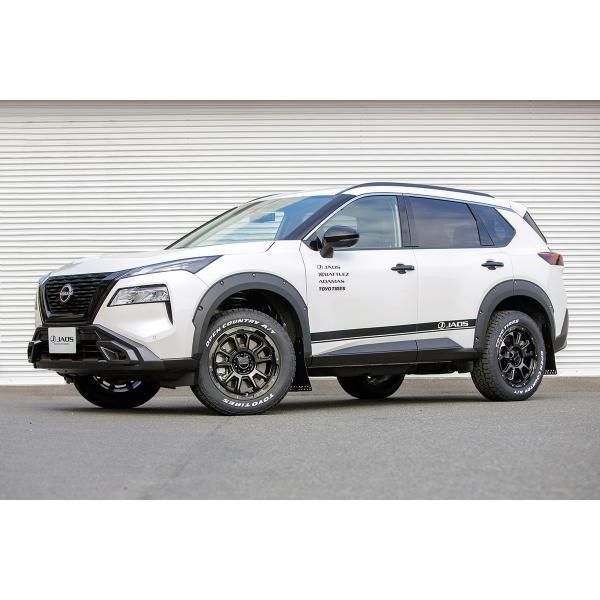 JAOS フェンダーガーニッシュ type-X エクストレイル T33系 塗装品 タフブラック（-25） - 4WD&SUV PROSHOP「シューエイ SHUEI」