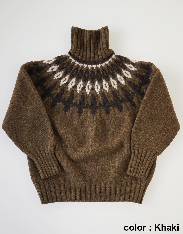 Slopeslow】LOPI SWEATER TURTLE NECK|kink online shop Slopeslow】LOPI SWEATER TURTLE NECK|kink online shop