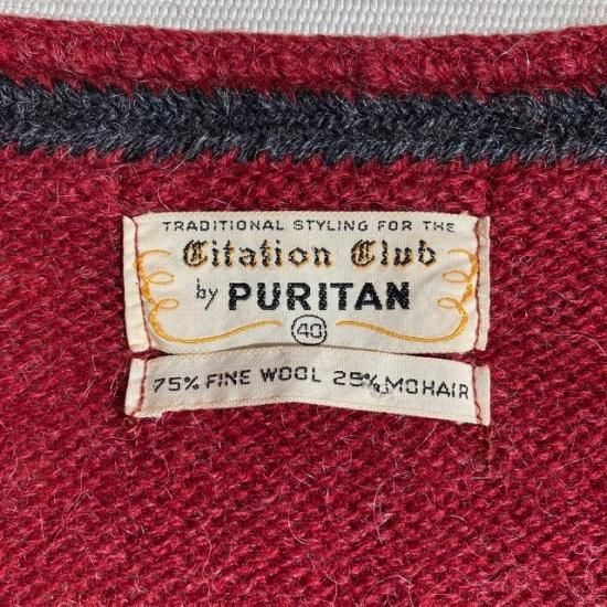 60-70's Puritan wool x mohair knit cardigan - VINTAGE 60-70's Puritan wool x mohair knit cardigan - VINTAGE