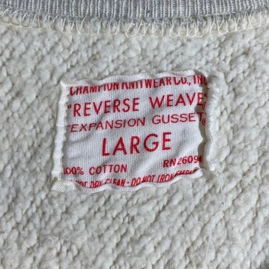 60's Champion Reverse Weave sweat shirt with square stitch 60's Champion Reverse Weave sweat shirt with square stitch