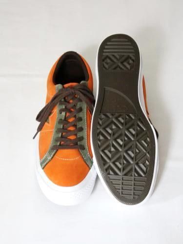 CONVERSE (コンバース) ONESTAR OX スウェード オレンジ 海外 CONVERSE (コンバース) ONESTAR OX スウェード オレンジ 海外