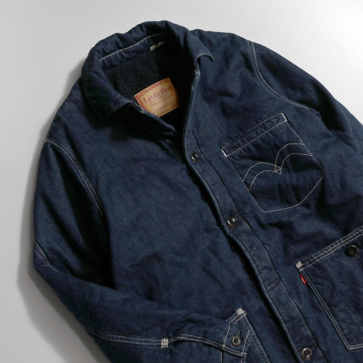 ユーズド Levi's Red デニムコート | ボアライナー - レディース ユーズド Levi's Red デニムコート | ボアライナー - レディース
