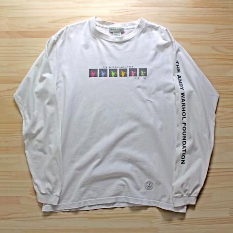 SALE 20%OFF- 90's アンディーウォーホル セルフポートレートT SALE 20%OFF- 90's アンディーウォーホル セルフポートレートT